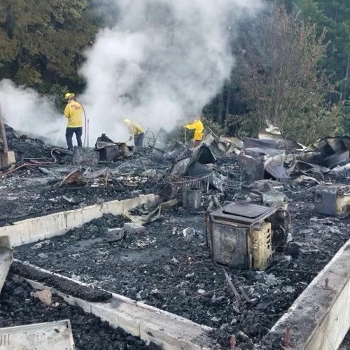 Stream Four Volunteer Departments Respond to Garberville House Fire Due ...