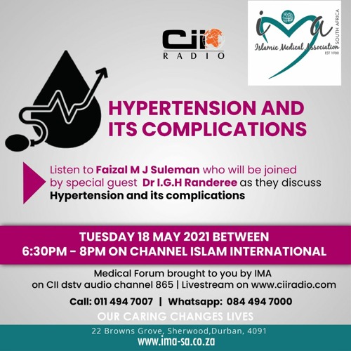 Stream episode 051821 Medical forum : Hypertension and its ...