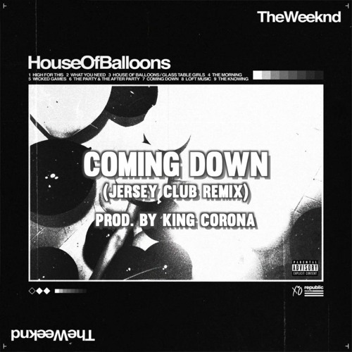 Stream The Weeknd - Coming Down (Jersey Club Remix) Prod. By King ...