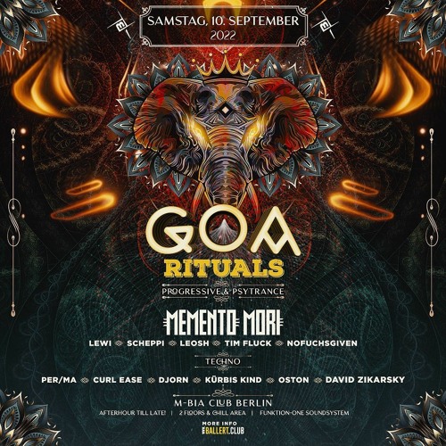 Stream Goa Rituals @ Mbia Berlin 10.09.2022 by Tim Fluck | Listen ...