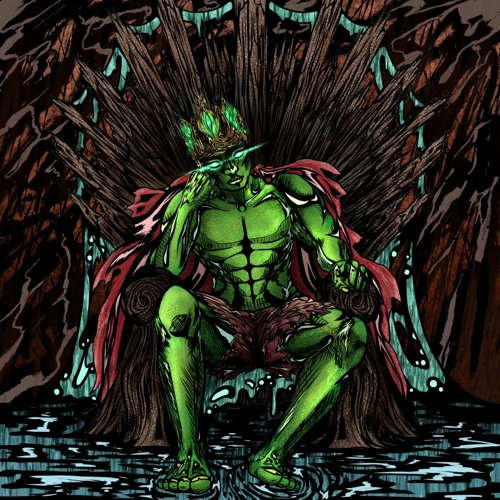 Swamp King Paper Mixed Media & Collage Art & Collectibles etna.com.pe