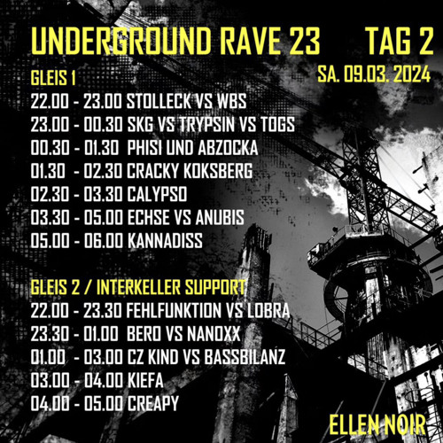 Stream Underground Rave 23💛👊🏼🎶 @Ellen Noir (Set Cut)(HeRzZ & Stolleck Vs W.B.S) by HeRzZ-Hrdtekk ...