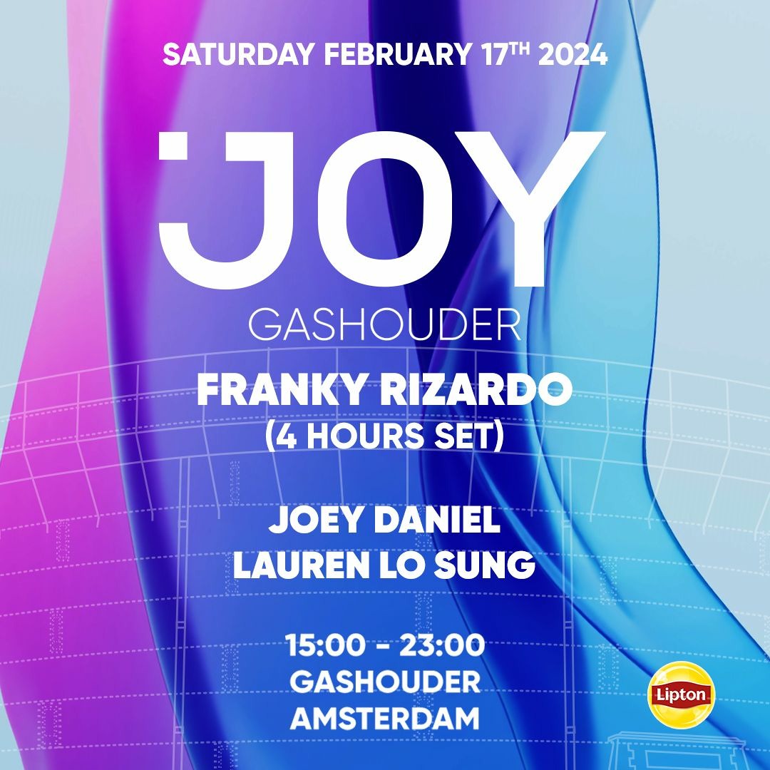 Stream Franky Rizardo 4hrs JOY @ Gashouder Amsterdam 2024 by JOY ...