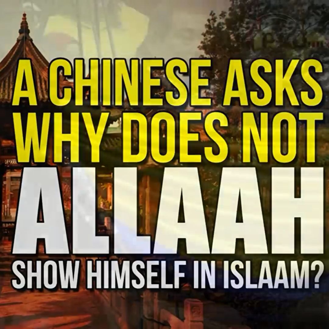 Stream A Chinese Asks Why Does Not Allah Show Himself In Islam by ...