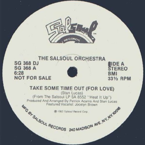 Stream The Salsoul Orchestra Feat. Jocelyn Brown - Take Some Time Out ...