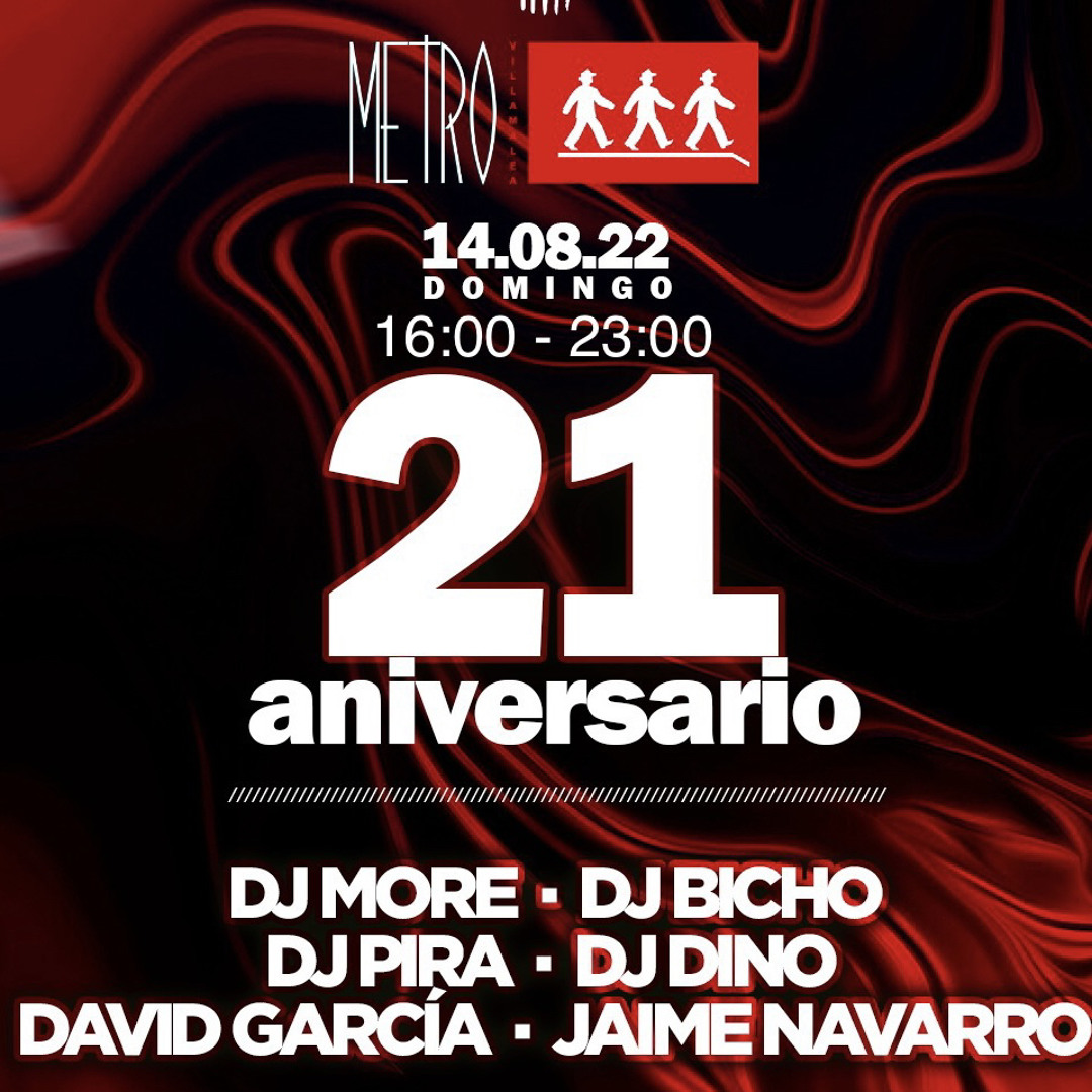 Stream 21 Aniversario Metro (dj more) NATIVE. by djmore metro | Listen ...