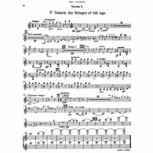 Gustav Holst The Planets Saturn