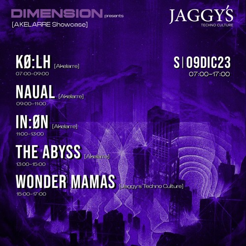 Stream The abyss set at Jaggys Dimension - Akelarre 09-12-2023 by JAGGY ...