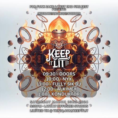 Stream Keep It Lit! #2 @ Diffuszed Studios 23.03.24 by Fully Sik DJ ...