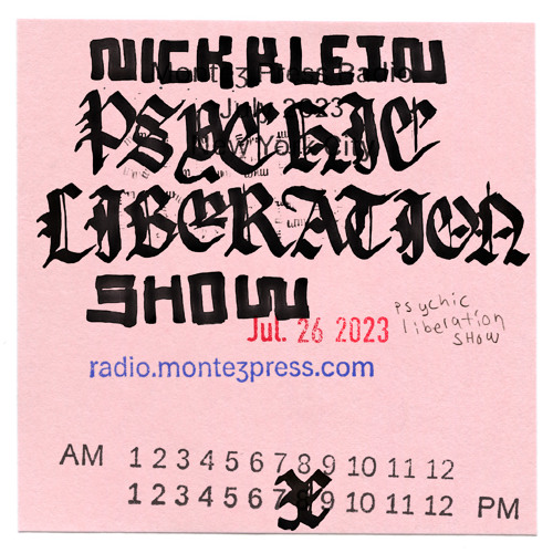 Stream PSYCHIC LIBERATION SHOW ON MONTEZ PRESS RADIO AUGUST 2023 w/ BEN ...