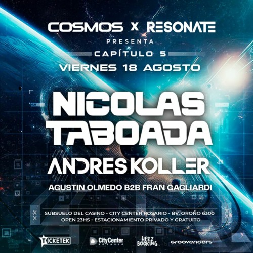 Stream B2B W/ Agustin Olmedo - City Center @ Resonate X Cosmos by Fran Gagliardi | Listen online ...