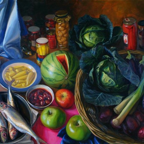 Stream WORK OF THE WEEK 82 GERALDINE O'NEILL - STILL LIFE LEEKS AND RED ...