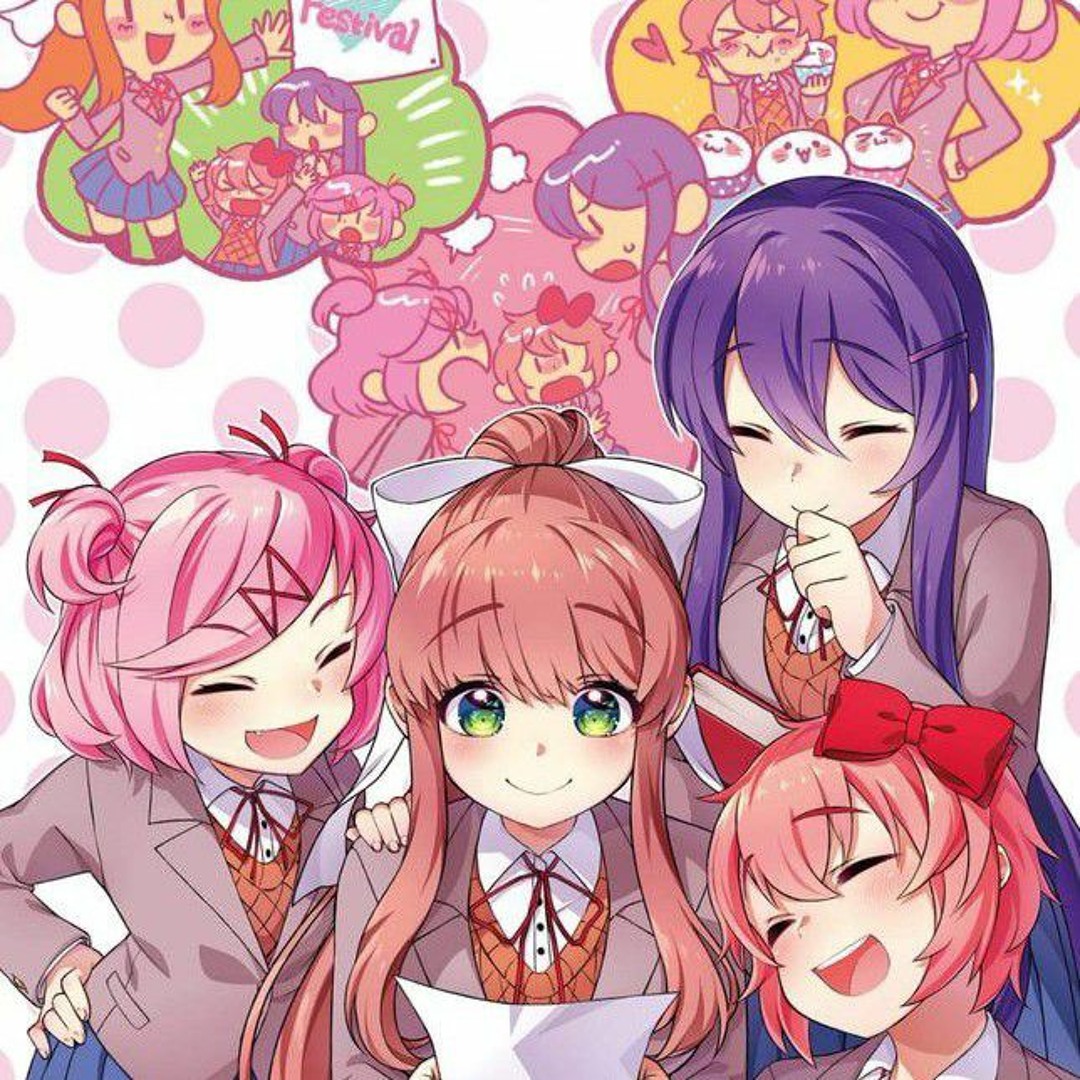 Stream Silent Note but Yuri, Sayori, Monika and Natsuki Sings it [FNF ...