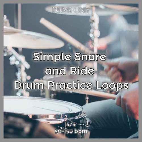 Stream 100 Bpm Simple Snare and Ride Drum Beat in 4/4 by Drums Only ...
