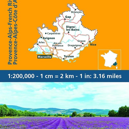 Stream Ebook France: Provence-Alps-French Riviera Map 527: Provence ...