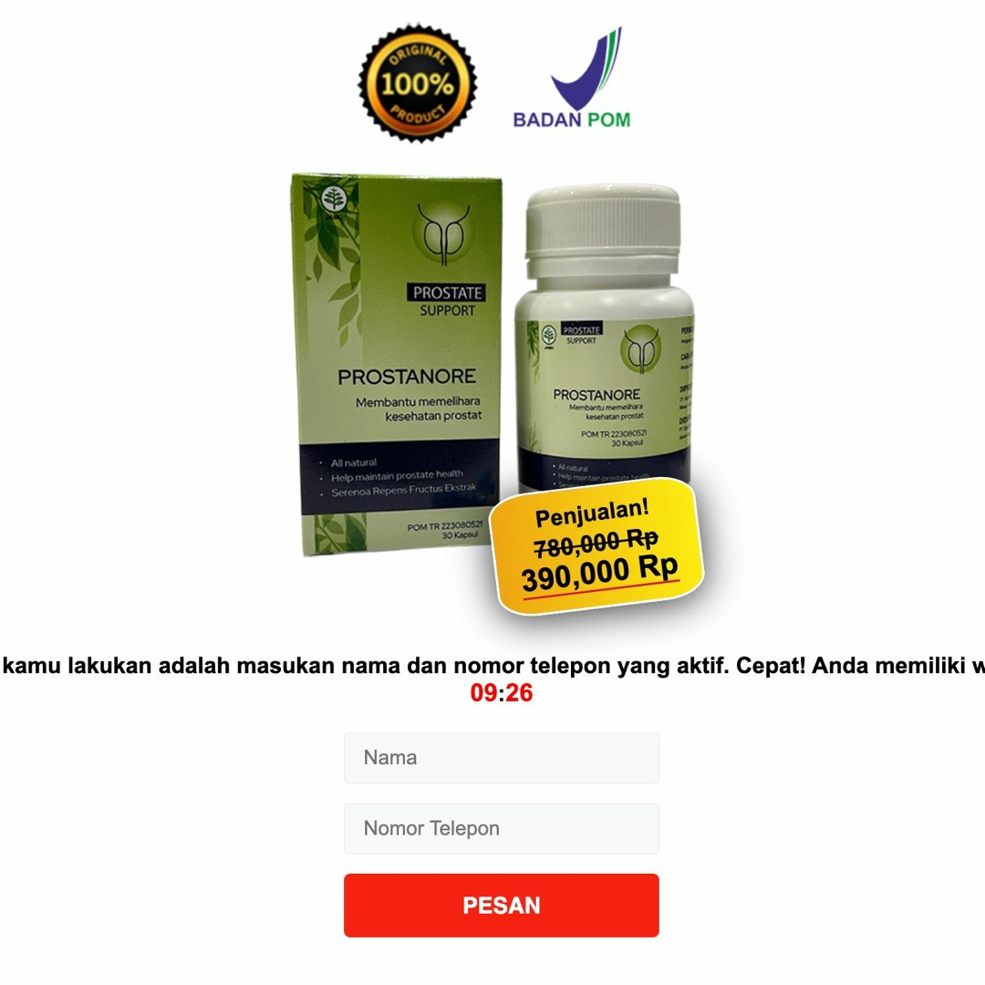Stream Prostanore: pil, kapsul, tablet, harga, ulasan, bahan, Manfaat ...
