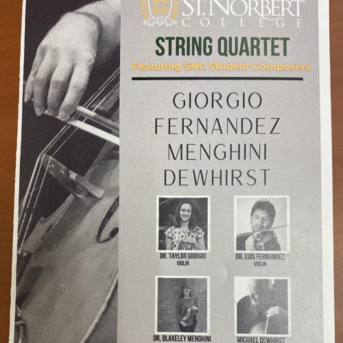 Stream Source Code for String Quartet (2013) by St. Norbert College Music Department | Listen ...