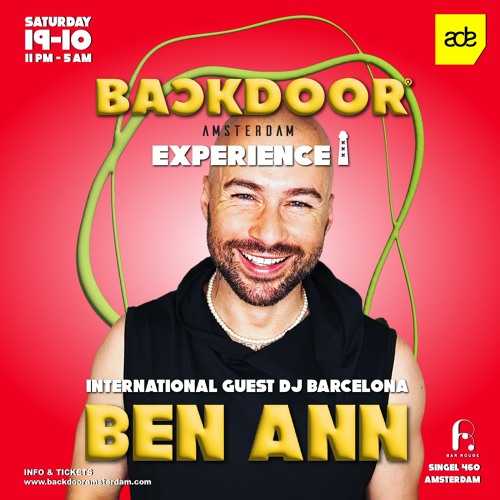 Stream BACKDOOR AMSTERDAM X ADE 2024 - Promo Mix BEN ANN by BEN ANN ...