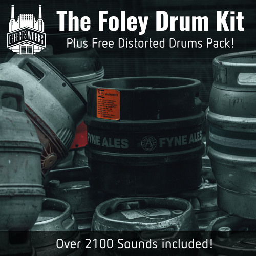 Stream Robpepper | Listen to The Foley Drum kit & bonus of distorted ...