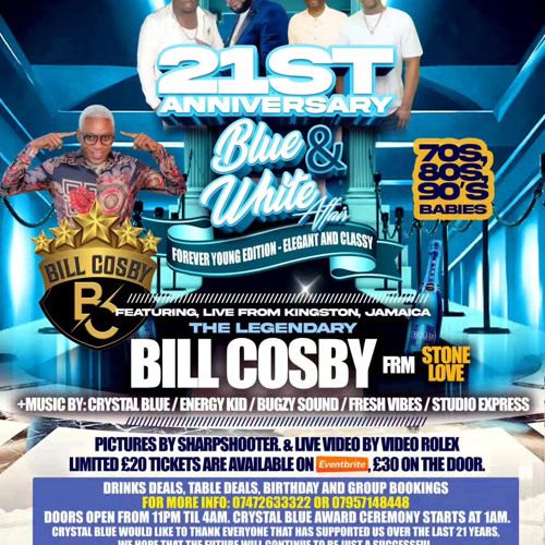 Stream CRYSTAL BLUE 21ST ANNIVERSARY BLUE & WHITE AFFAIR DANCEHALL ...