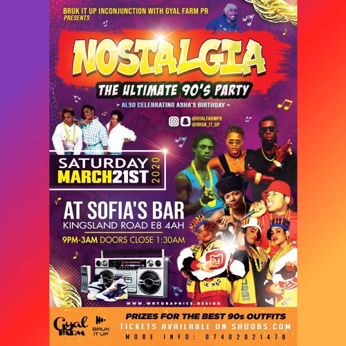 Stream NOSTALGIA 90'S PARTY PROMO MIX BY DJ STYLAH (GYAL FARM BOSS) by ...