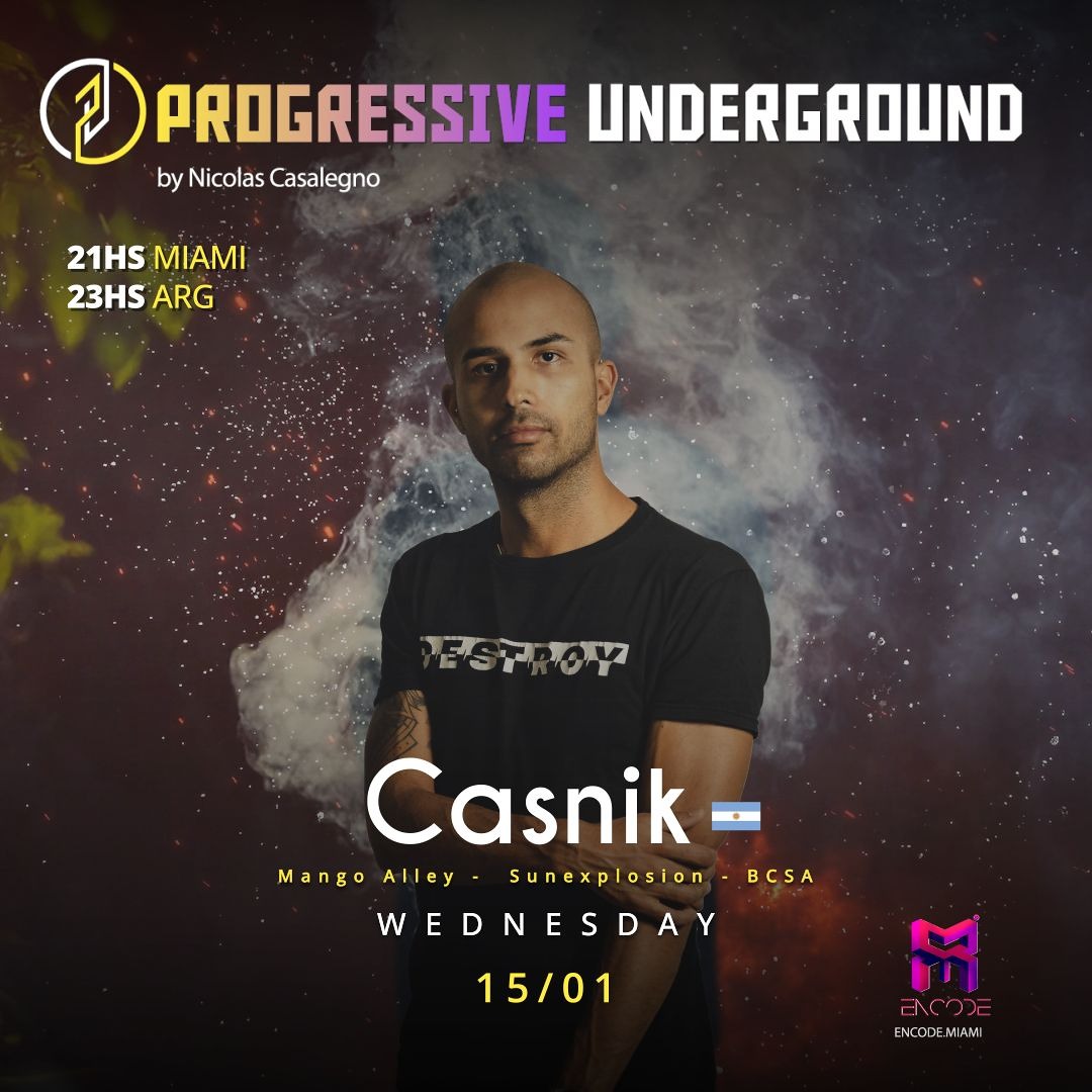 Stream 15/01/2025 - Casnik - Progressive Underground by Progressive ...