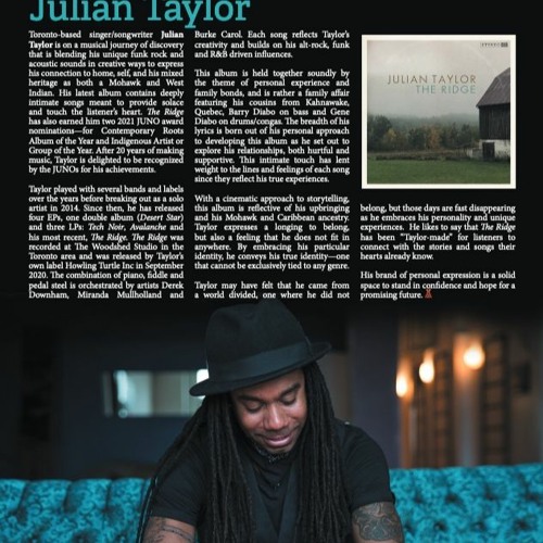 Stream Julian Taylor in our Spotlight Interview (Contemporary Folk ...