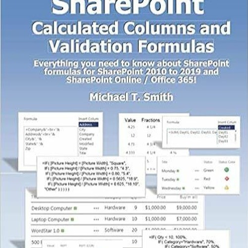 Stream [(PDF)|)download)| SharePoint Calculated Columns and Validation ... Stream [(PDF)|)download)| SharePoint Calculated Columns and Validation ...