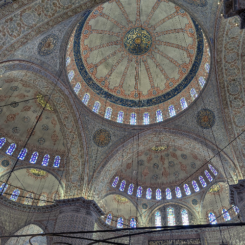 Inside Blue Mosque Istanbul