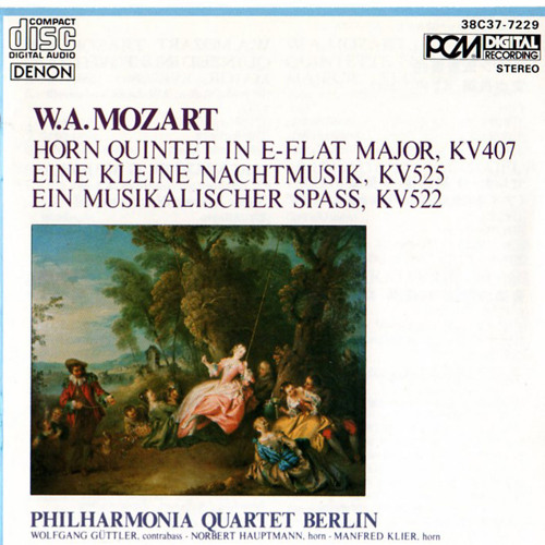 Stream Ein Musikalischer Spass, KV 522 for 2 violins, viola, bass & 2 horns: I. Allegro by ...