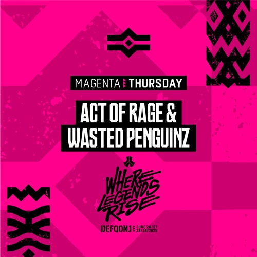 Act of Rage & Wasted Penguinz @ Magenta Stage, Defqon.1, Netherlands ...