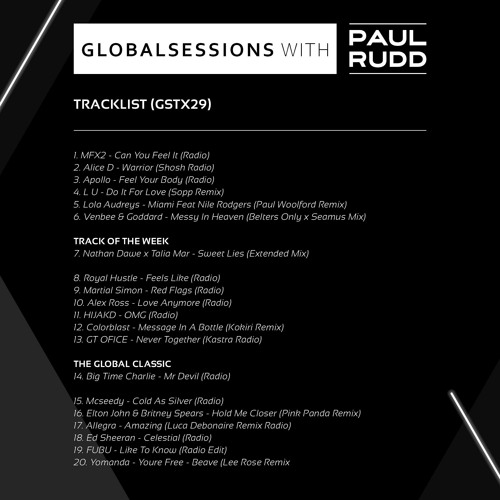 Stream Globalsessions with Paul Rudd GS029 by Paul Rudd Official | Listen online for free on ...