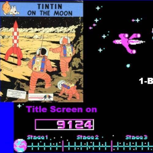 Stream Tintin on the Moon [MS DOS] Title Screen on IBM PC Speaker by ...