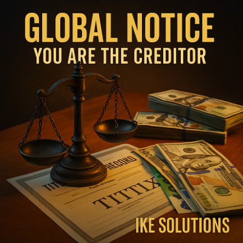 Stream Global Notice_ You Are the Creditor by IKE SOLUTIONS | Listen online for free on SoundCloud