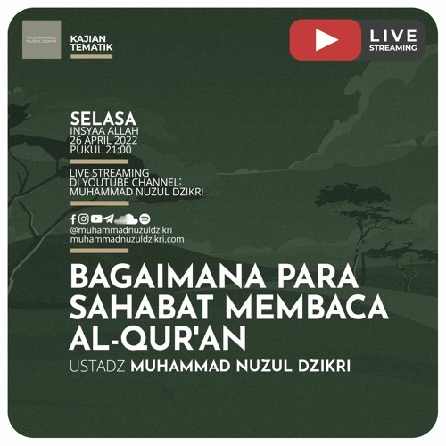 Stream Kajian Tematik 21. Stream Kajian Tematik 21.