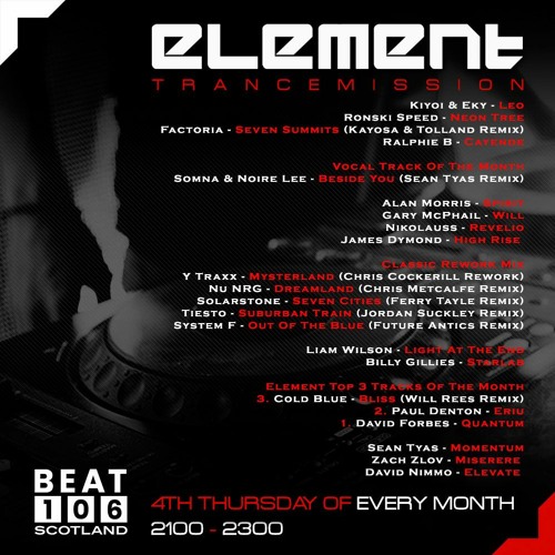 Stream Element - Beat 106 Scotland (May 2021) Gary McPhail by Gary ...
