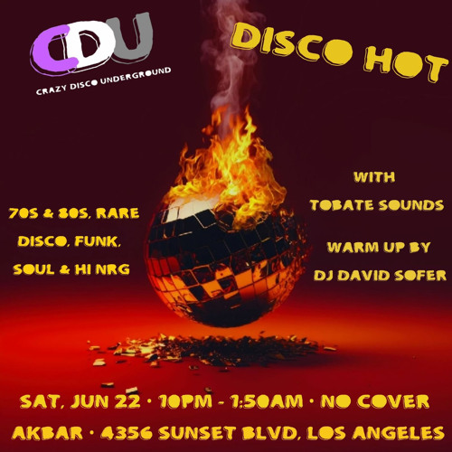 Stream Disco Hot Live Recording @ Akbar 06/22/2024 by DJ David Sofer ...