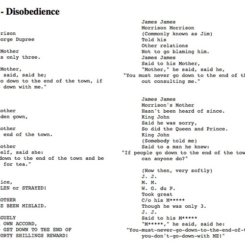 Stream 26 Disobedience by A A Milne by Samuel West #PandemicPoems ...
