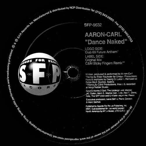 Stream Dance Naked (C & M Sticky Finger Remix) - Aaron Carl by Calum ...