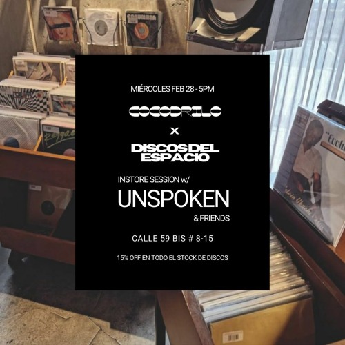 Stream Discos del Espacio | Listen to Cocodrilo X DDE Instore Sessions playlist online for free ...