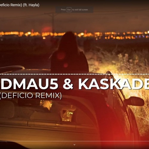 Stream Deadmau5 & Kaskade - Escape (Deficio Remix) by Deficio 👽 | Listen online for free on ...
