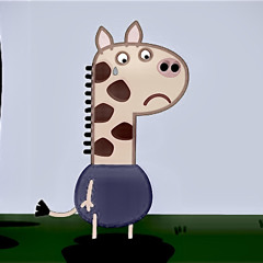 Sad Giraffe
