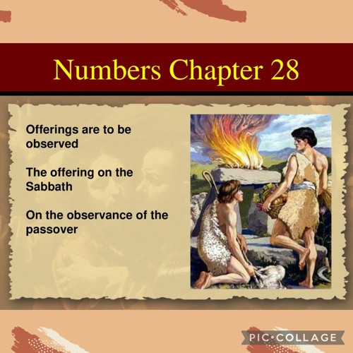 Stream Numbers 28 - Daily Offerings by COGA Knows His Word Daily ...