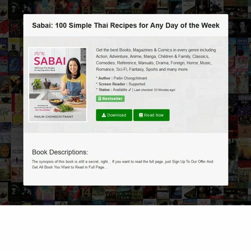 Stream Download Book Sabai 100 Simple Thai Recipes for Any Day of the ...