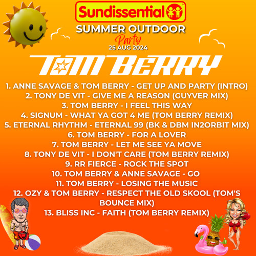 Stream Tom Berry @ Sundissential Summer Bank Holiday - XOYO Birmingham by Tom Berry | Listen ...