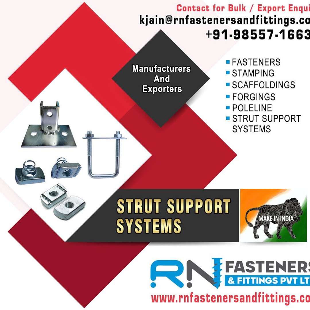 Stream Strut Support Systems manufacturers exporters in India Ludhiana ...