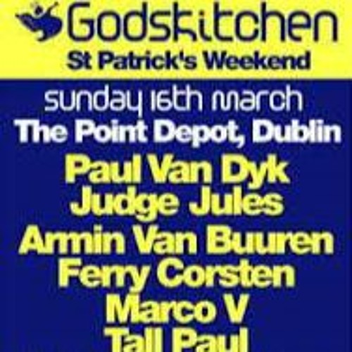 Stream Judge Jules Live @ Godskitchen Point Depot, Dublin 2003 by Mark ...
