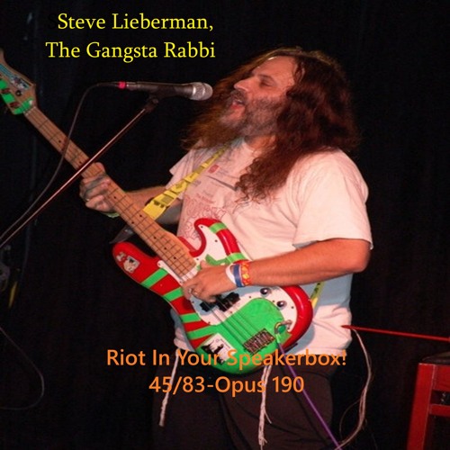 Stream STEVE LIEBERMAN THE GANGSTA RABBI | Listen to Riot In Your ...