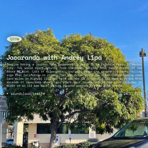 Stream Jacaranda w/ Andrey Lipa — 14/11/2023 by TESTFM | Listen online ...