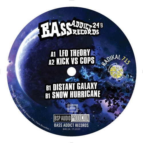 Listen to Bass Addict Records 24 - A2 Radikal 715 - Kick Vs Cops by BSP ...